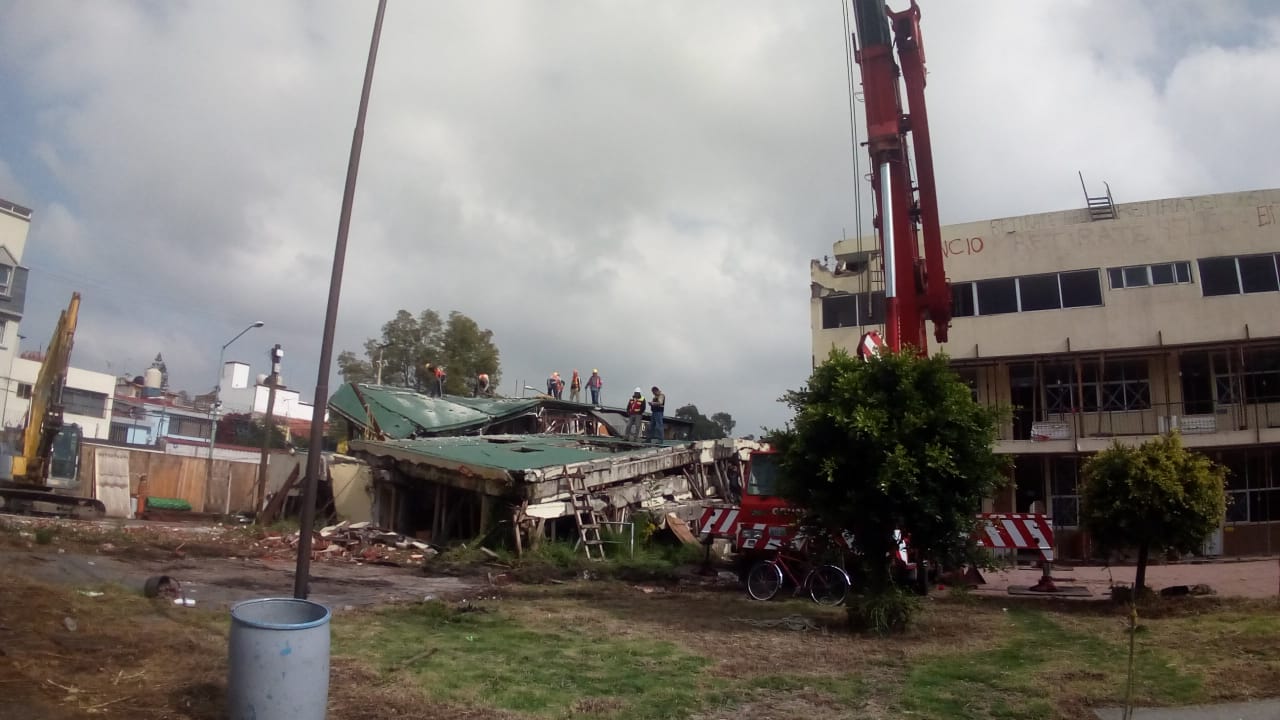 Inicia Sobse Segunda Etapa De Demolición Del Colegio Enrique Rébsamen